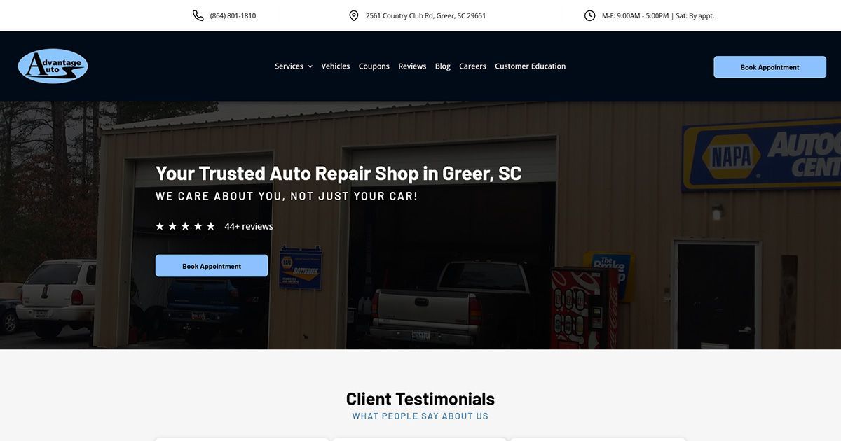 Advantage Auto - Auto Repair Mechanic in Greer, SC