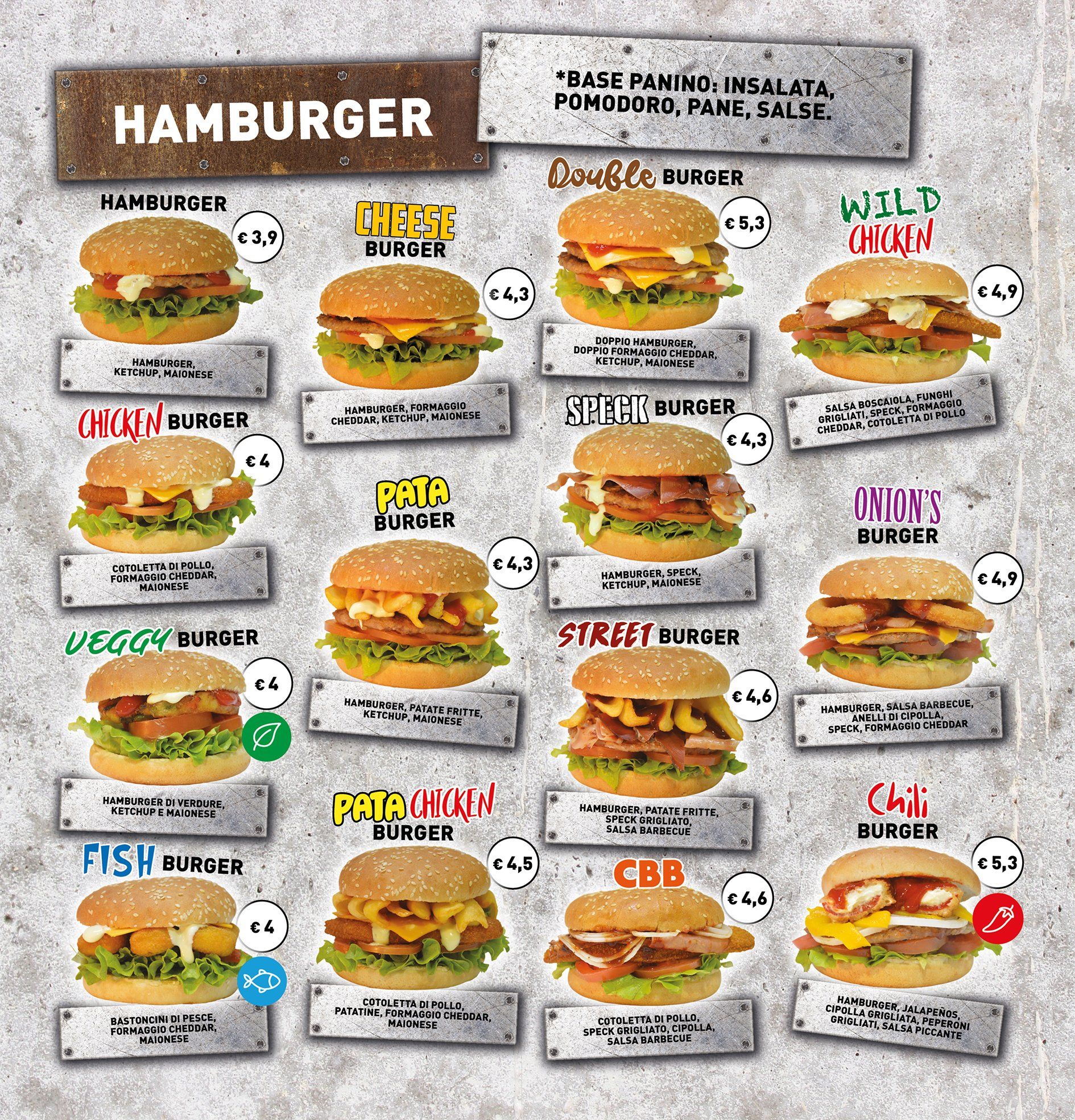 Panini e pizze | Castiglioncello, LI | Happy Burger