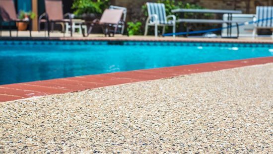 Swimming Pool Deck Paint Is Paint The Best For A Concrete Pool Deck,