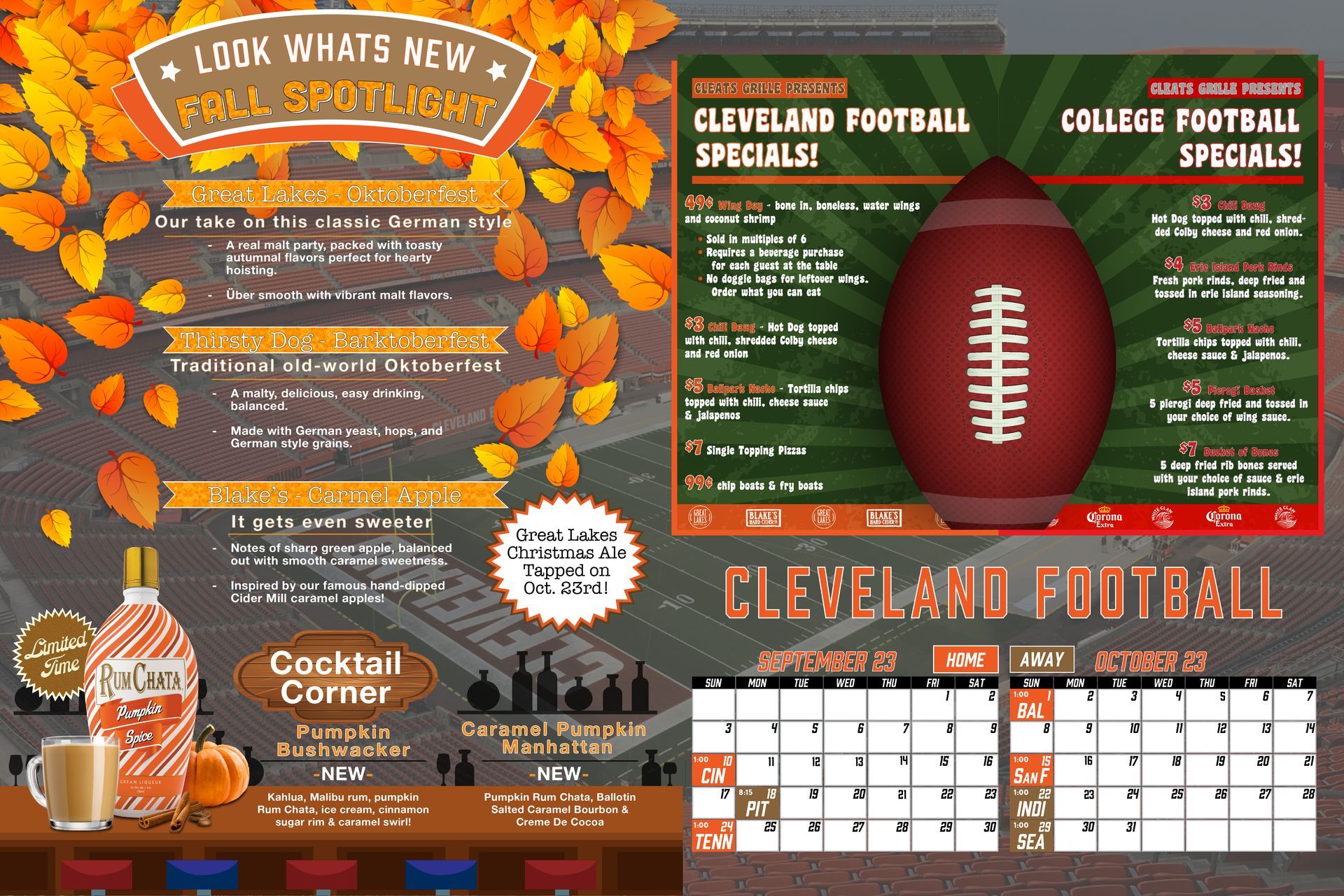 Cleats | Marblehead | Restaurants Marblehead Ohio | Waterfront Dining