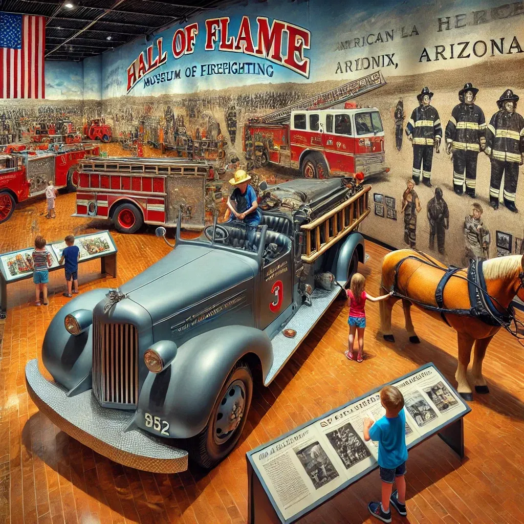 Explore the Hall of Flame Museum of Firefighting