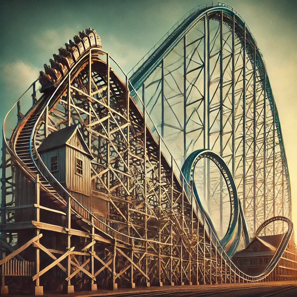 The Evolution of Roller Coasters in America