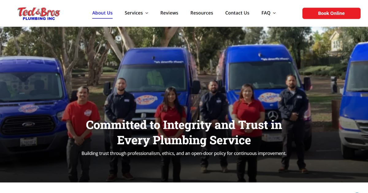 About Ted & Bros Plumbing