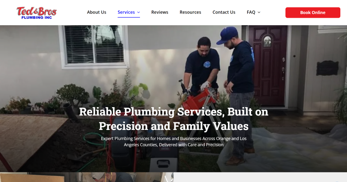 Ted & Bros Comprehensive Plumbing Services