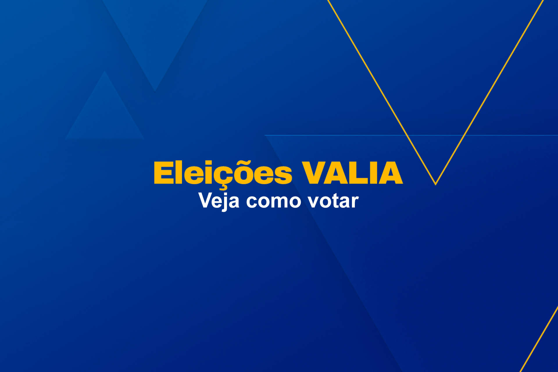 Eleições VALIA