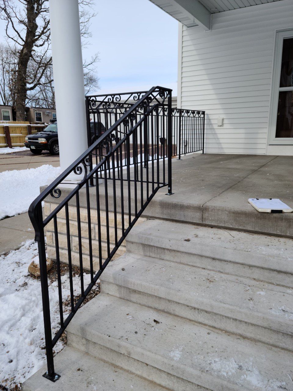 Custom Handrails and Ornamental Iron Railings | Cedar Rapids, Fort ...