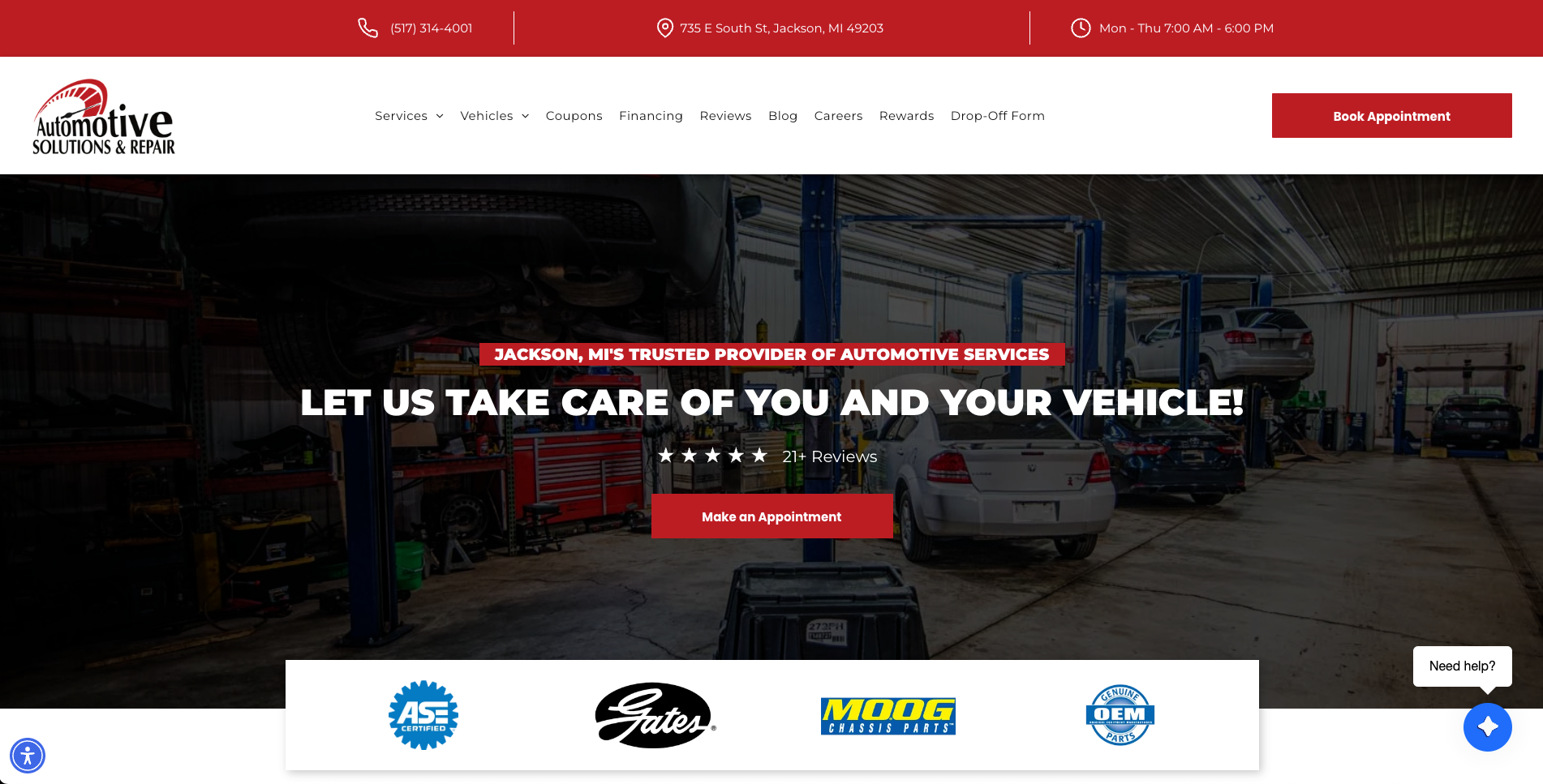 Transmission Services - Jackson, MI | Automotive Solutions & Repair