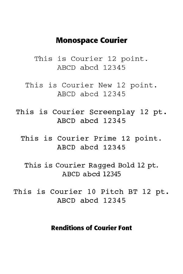 Courier Font Images Courier