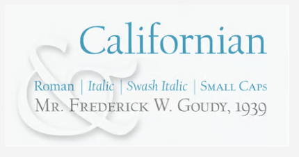 Font Master: Frederick W. Goudy