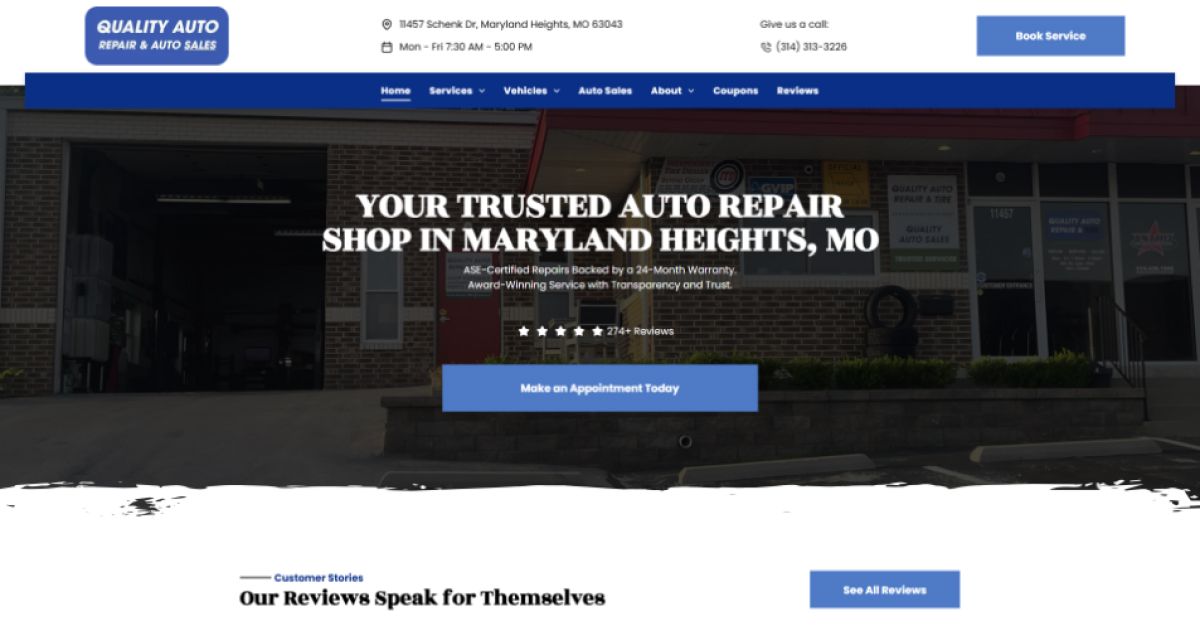 Trusted Auto Repair in Maryland Heights, MO | Quality Auto
