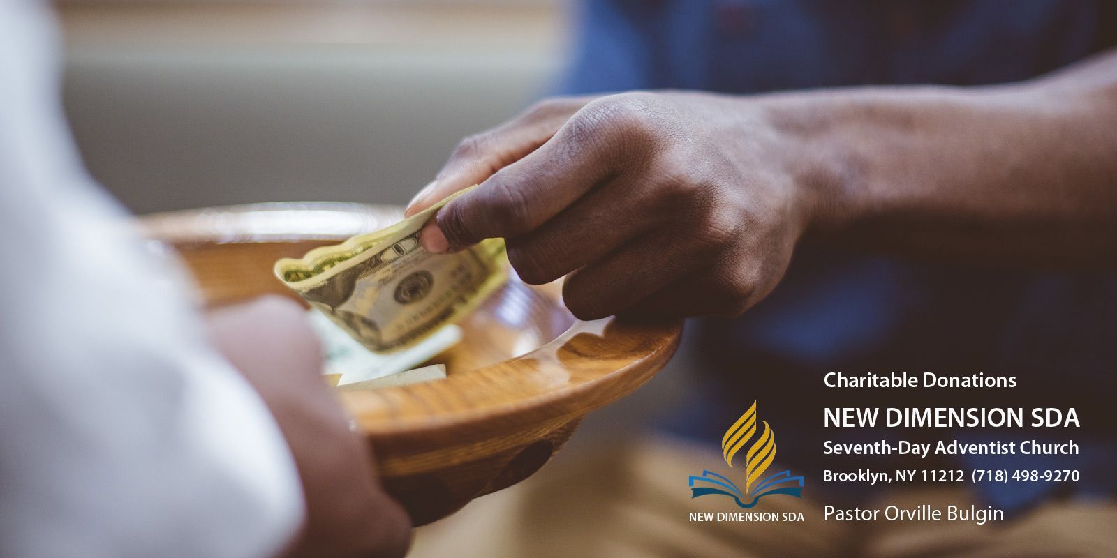 Charitable Donations New Dimension Seventh-Day Adventist Church