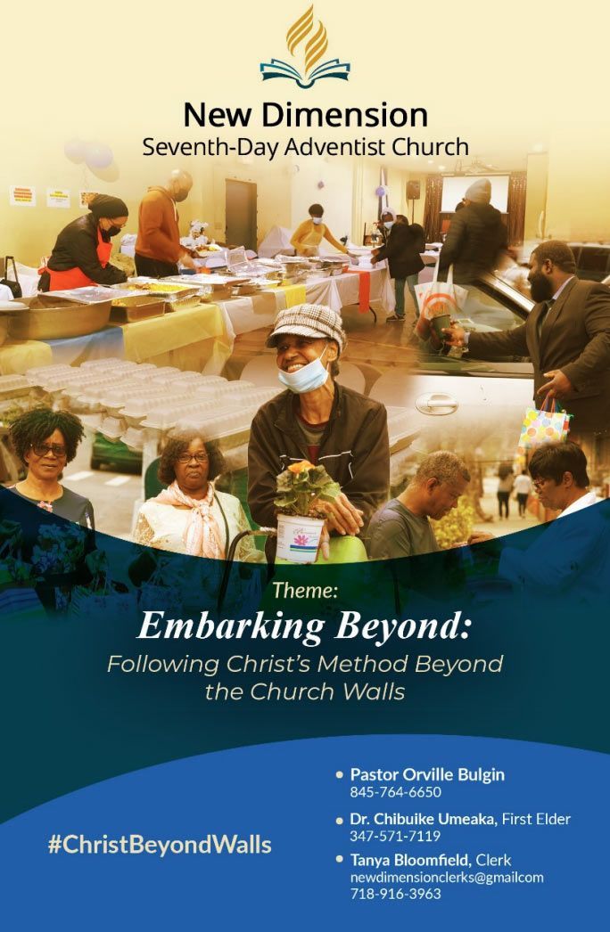Church Bulletin for New Dimension SDA