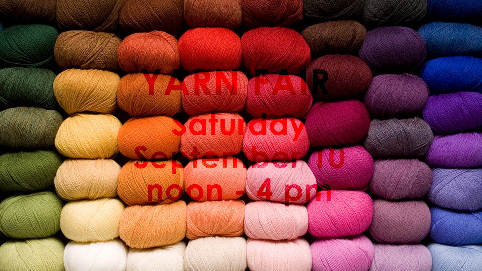 Yarn Fair Coming to Advent