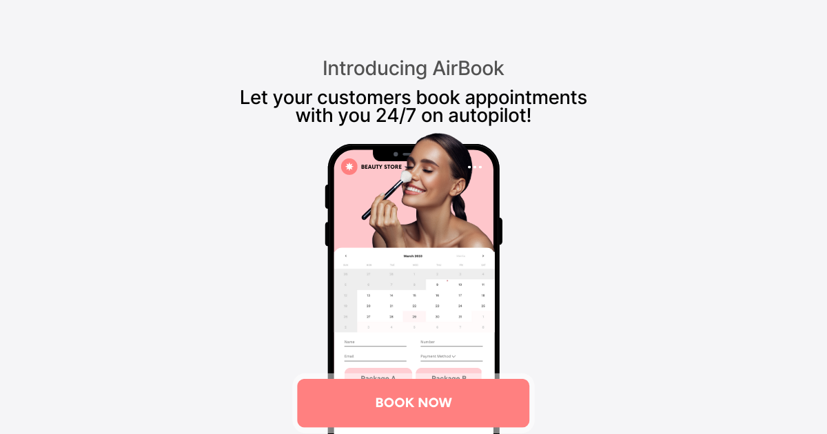 Airbook by Xpace: Online Appointment Scheduling Software