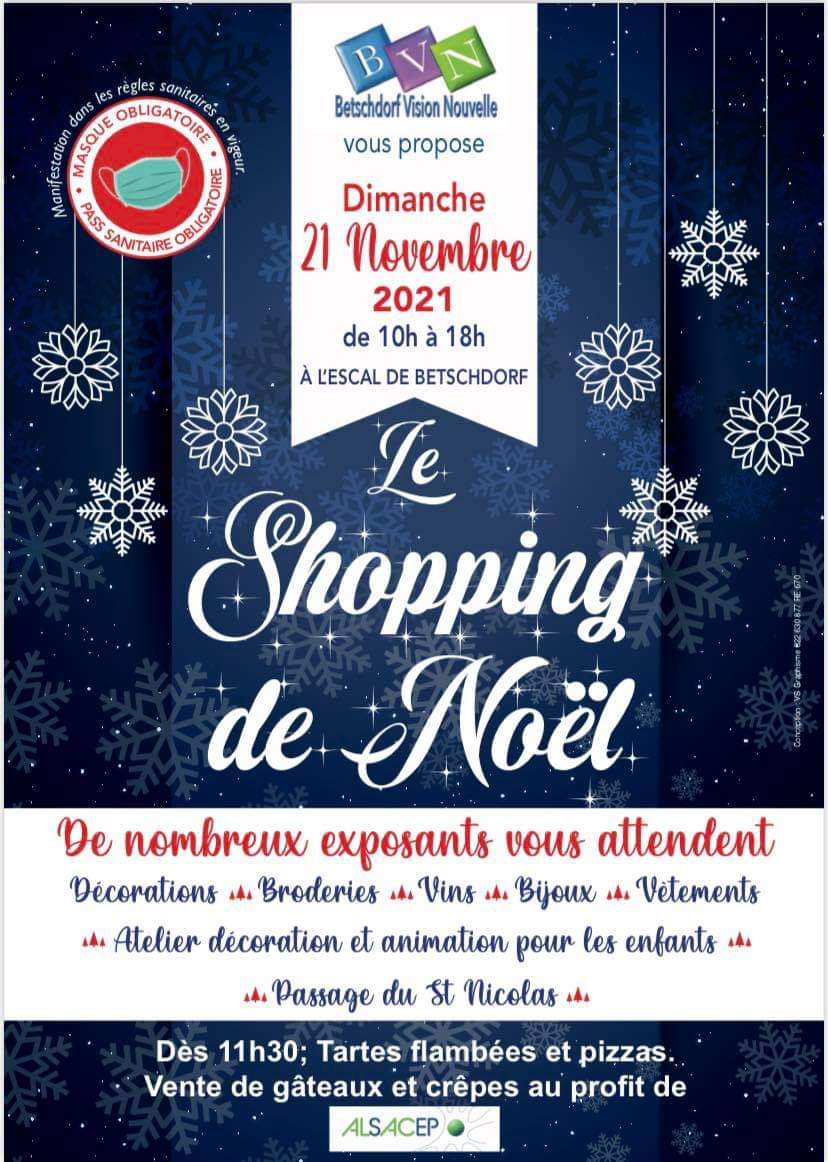 Le Shopping de Noël à Betschdorf Le Shopping de Noël à Betschdorf