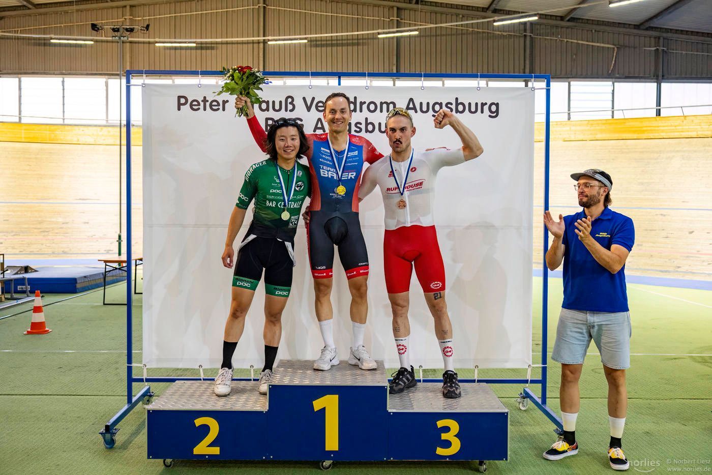 03.+24.07.2024: Frinzel zweimal Bayerischer Meister auf der Radrennbahn