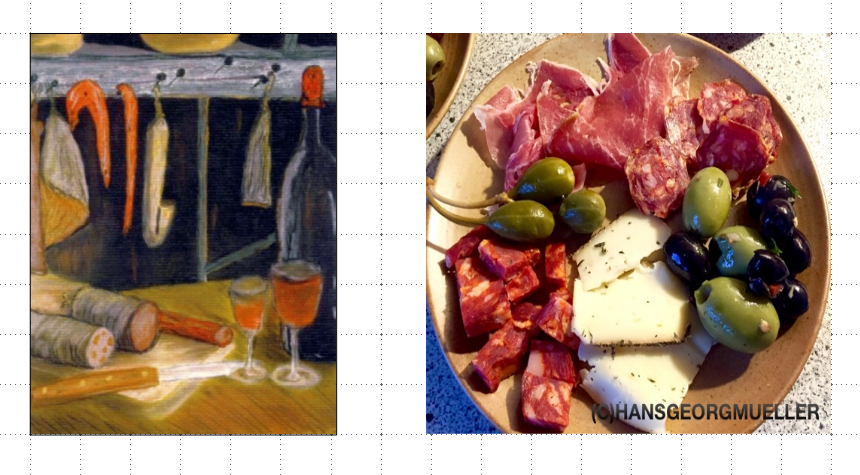 Impressionen: Kunst und Kochen -Peinture et Cuisine