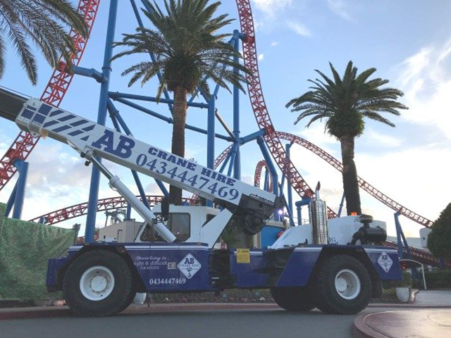 Mobile Franna Crane Hire Gold Coast | AB Crane Hire