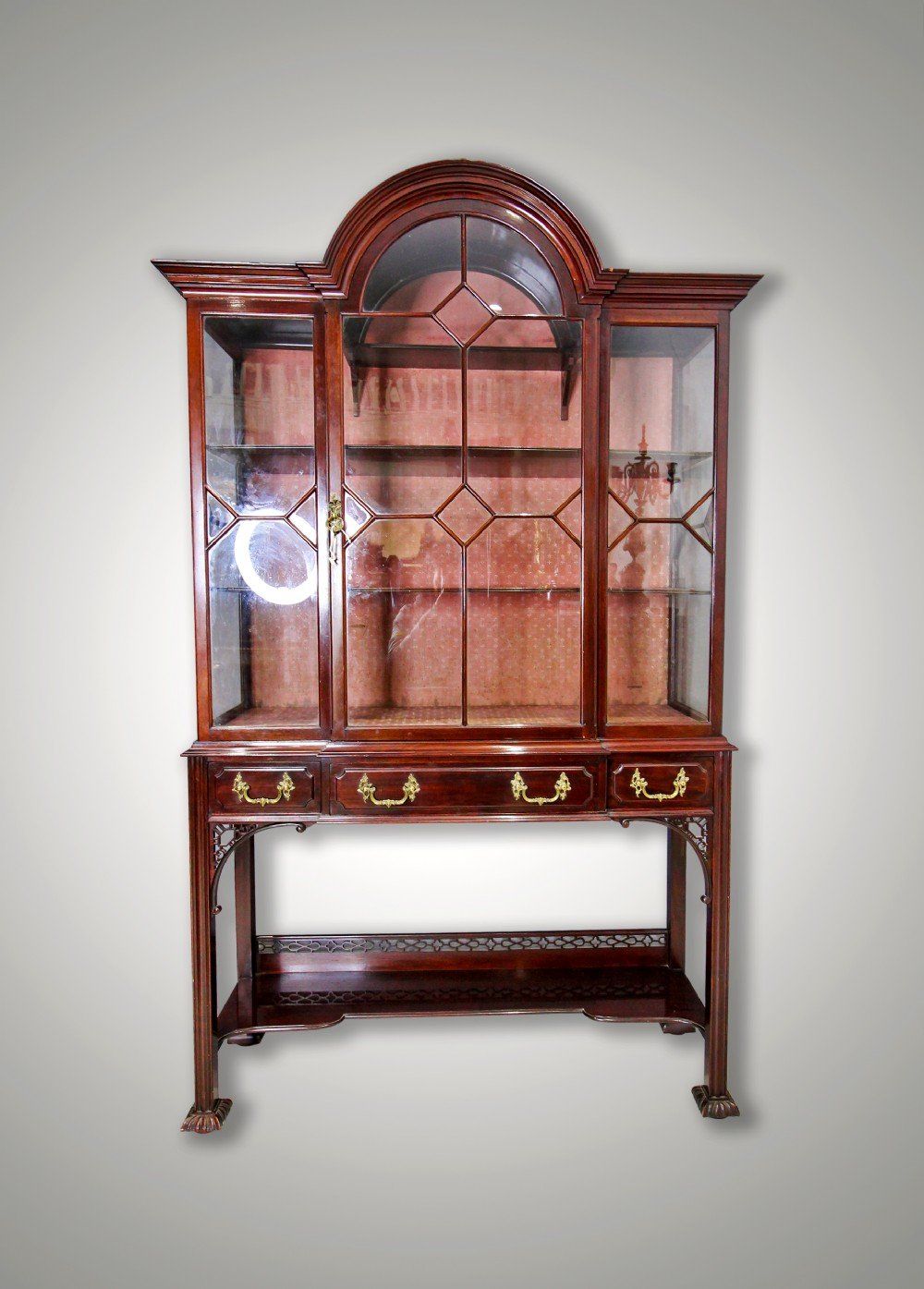 A Chippendale Style Display Cabinet