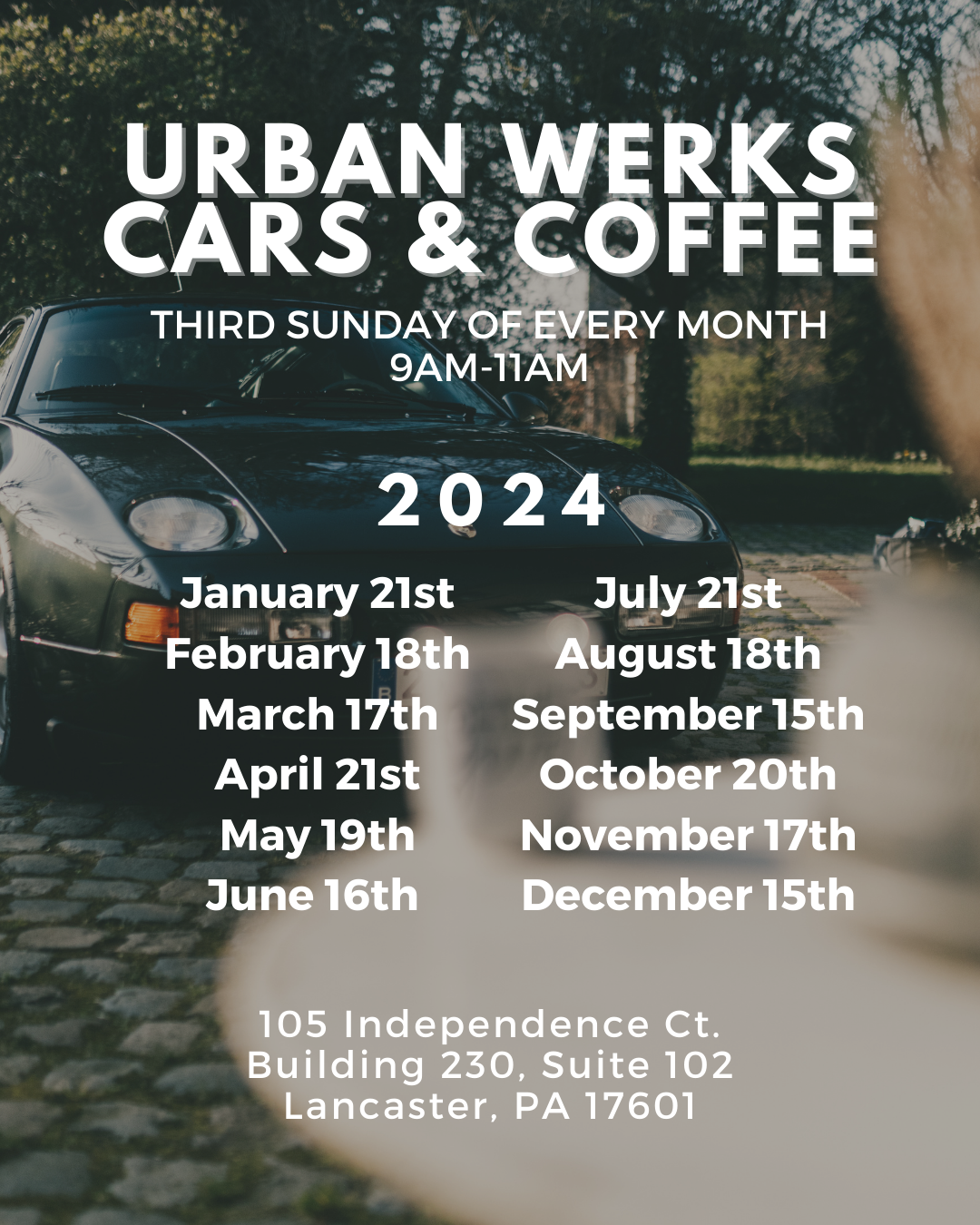 Cars and Coffee Lancaster, PA | Urban Werks