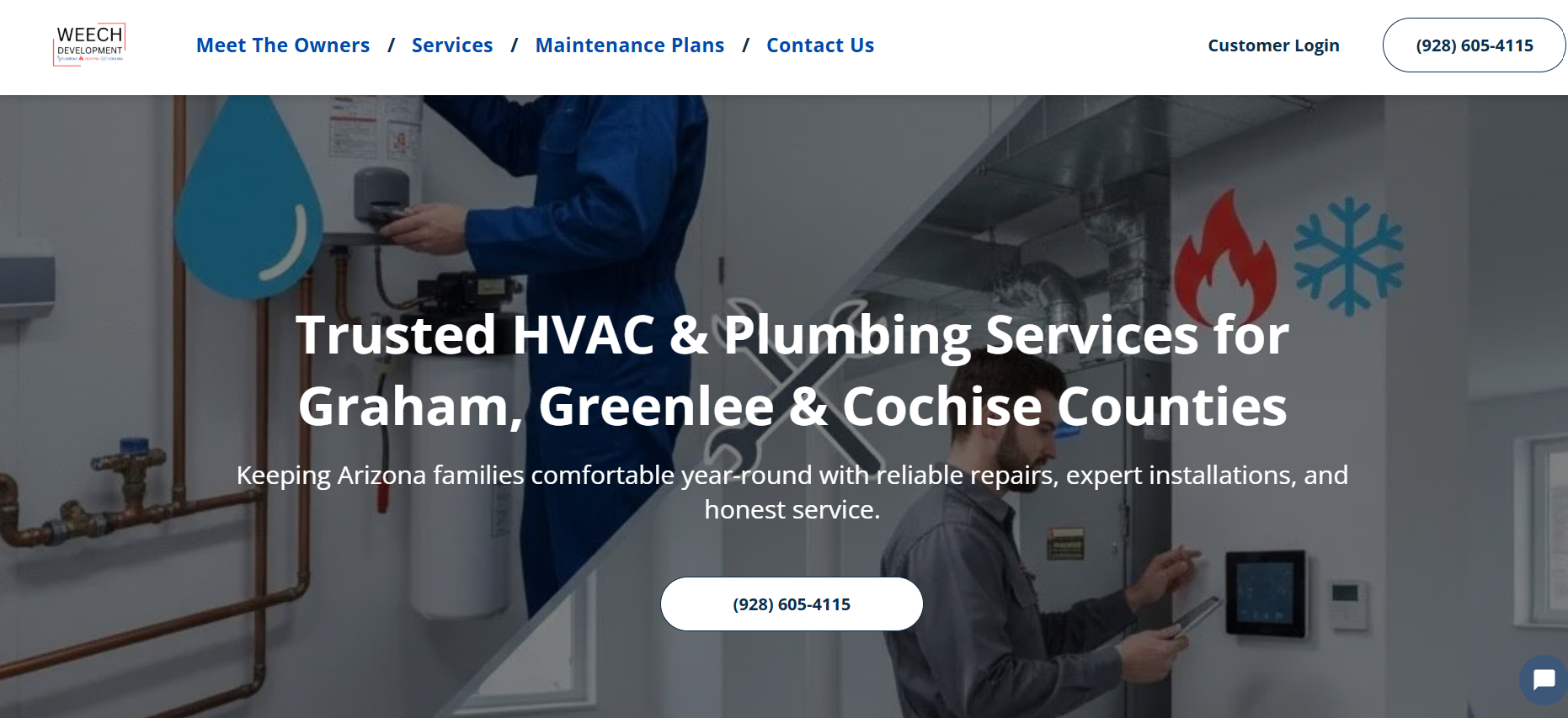 HVAC & Plumbing | Pima, AZ | Weech Development Company LLC