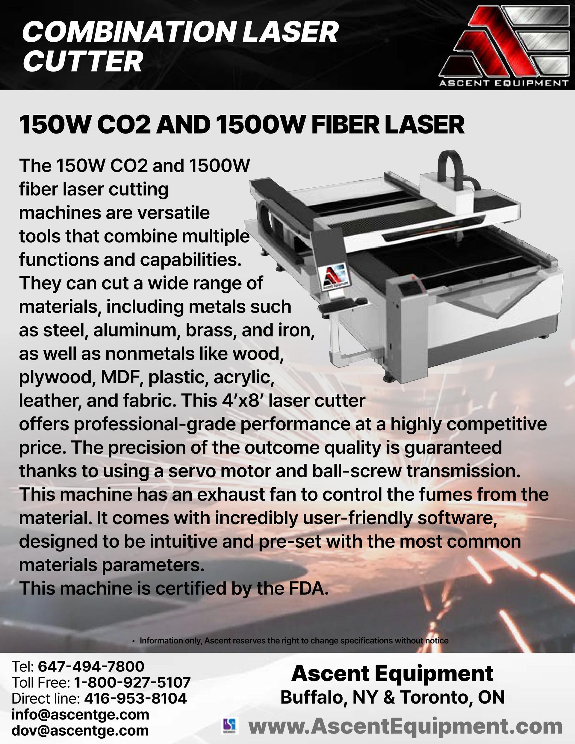 Combination Laser Cutter