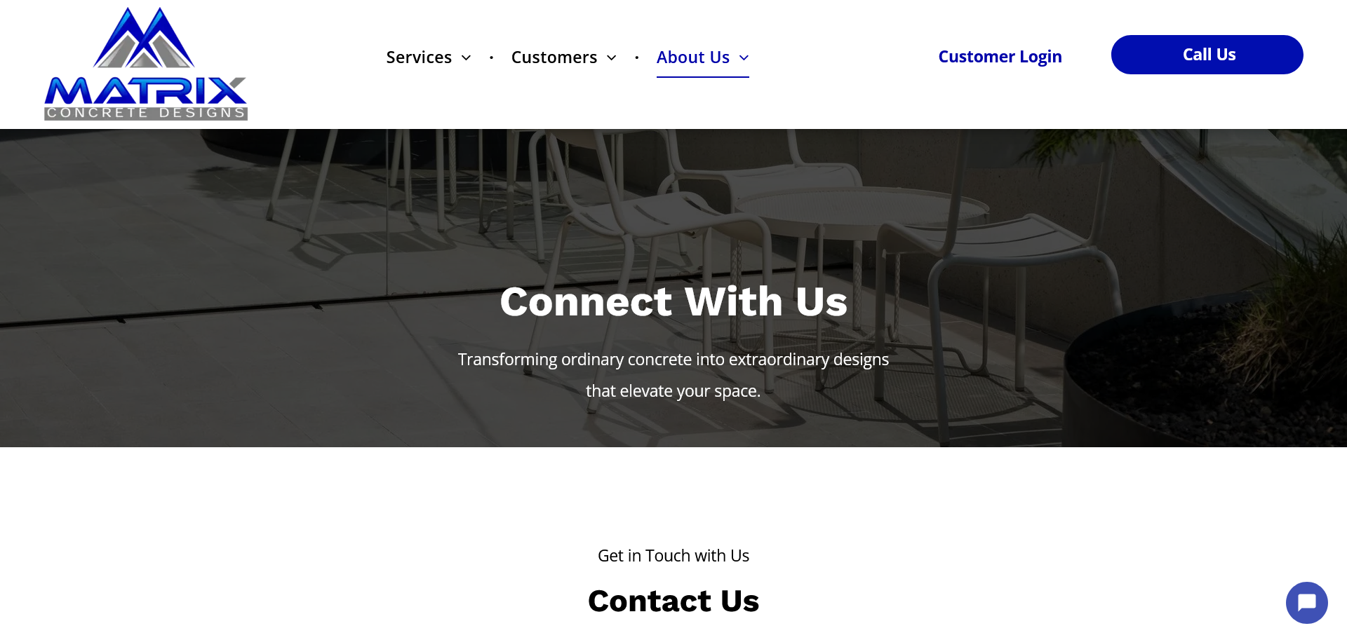 Contact Us | Reno, NV | Matrix Concrete Designs