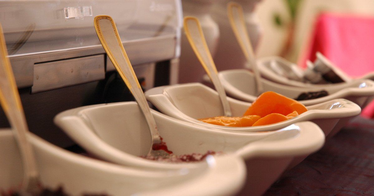 Buffet Porcellana Valentina forniture alberghiere Made in Italy