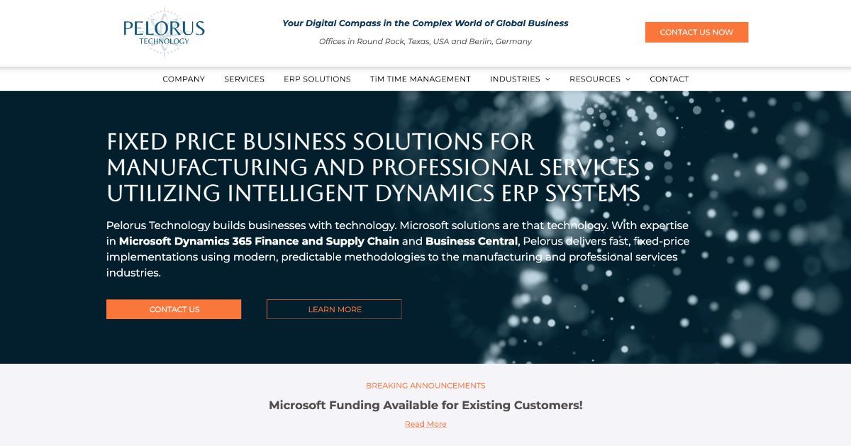 Empower Your Business with Smart ERP Solutions | Pelorus Technology