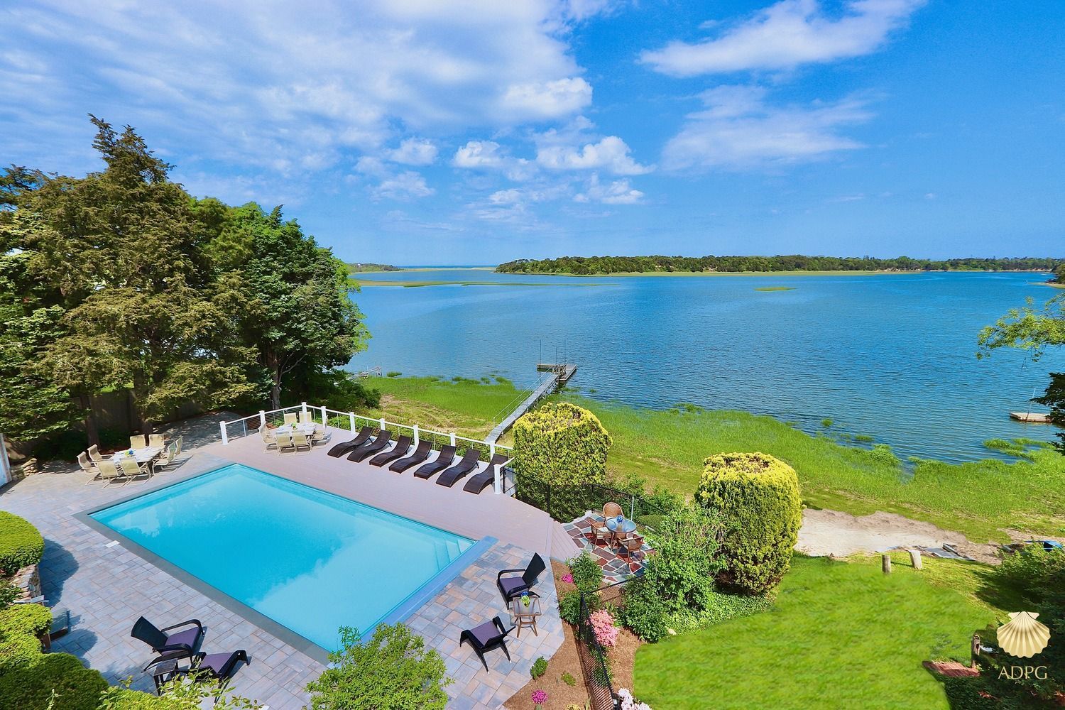 CAPE COD LUXURY WATERFRONT VACATION RENTAL ESTATE|POOL & DOCK|MA, USA