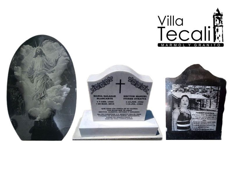 Diseños funerarios en mármol y granito en Puebla