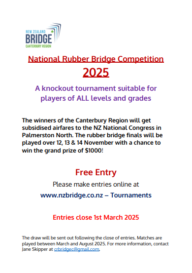 Christchurch Bridge Club Inc.