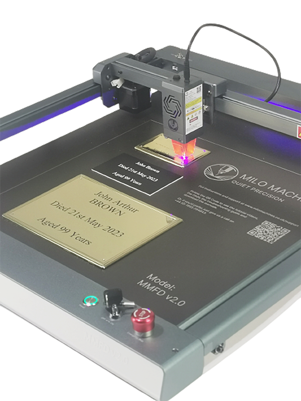 Engraving machines for Funeral Directors
