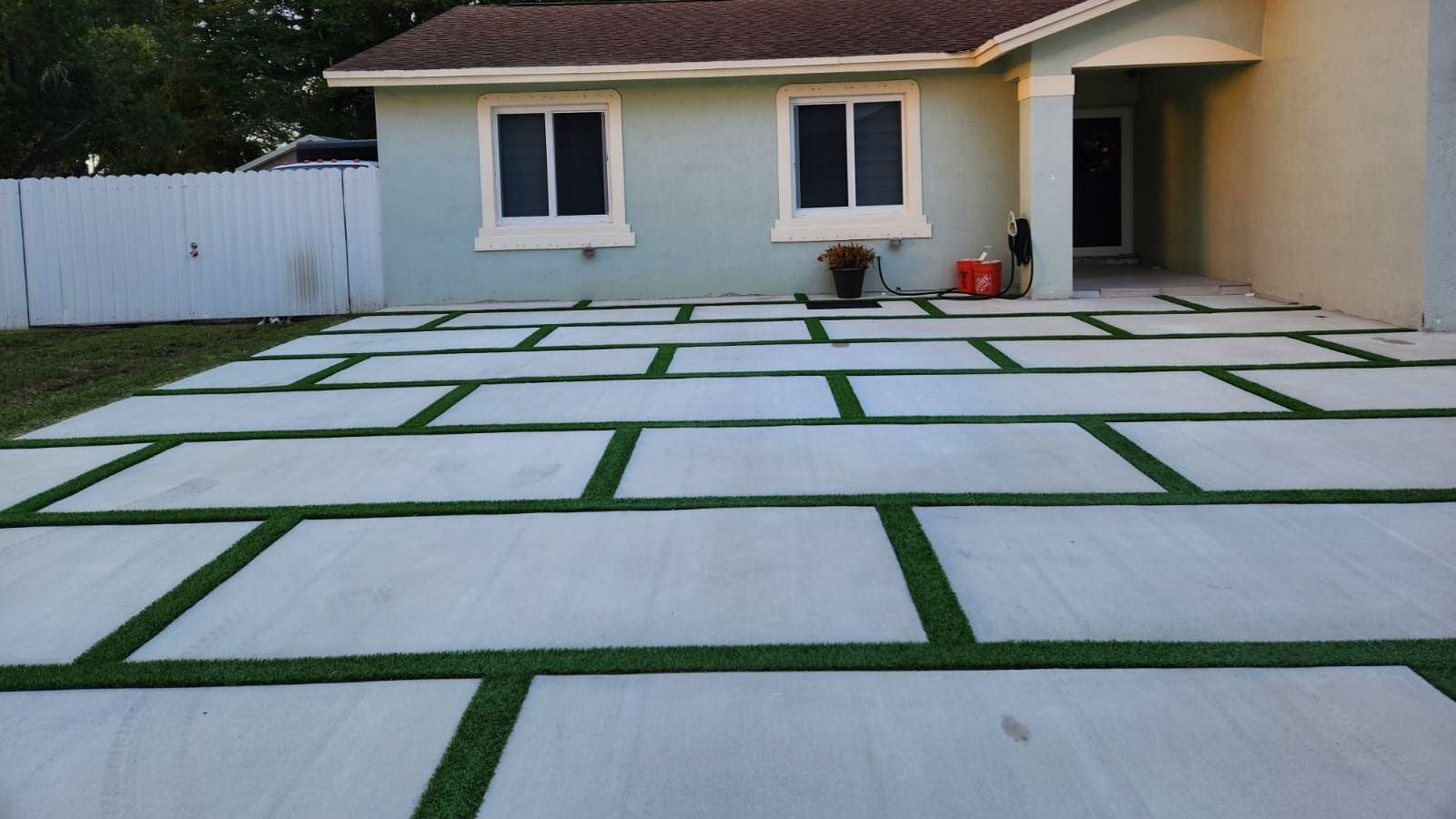Artificial Grass & Concrete Pavers | Driveways, Patios