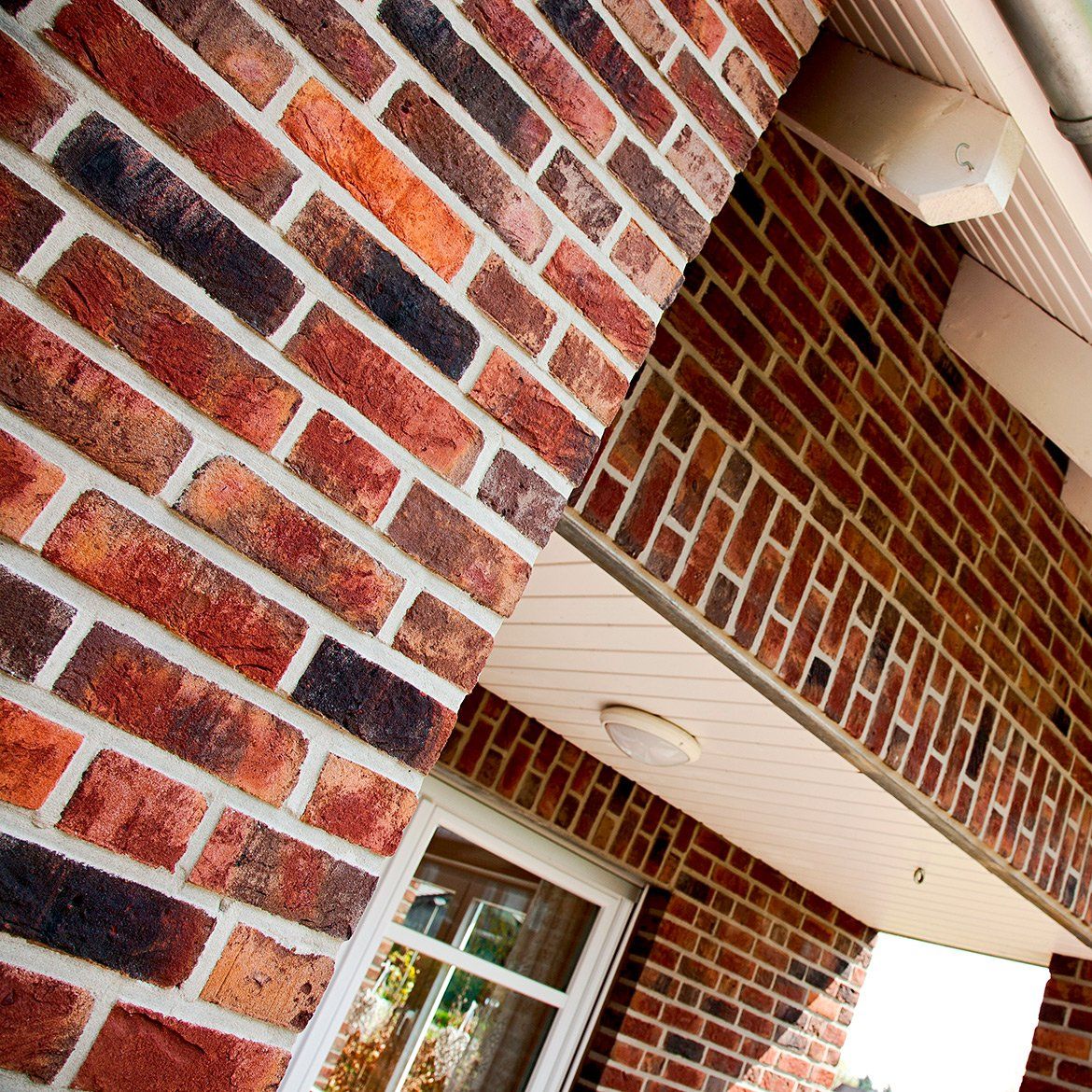 Fired Red Handmade Brick Slips | Real Brick Cladding