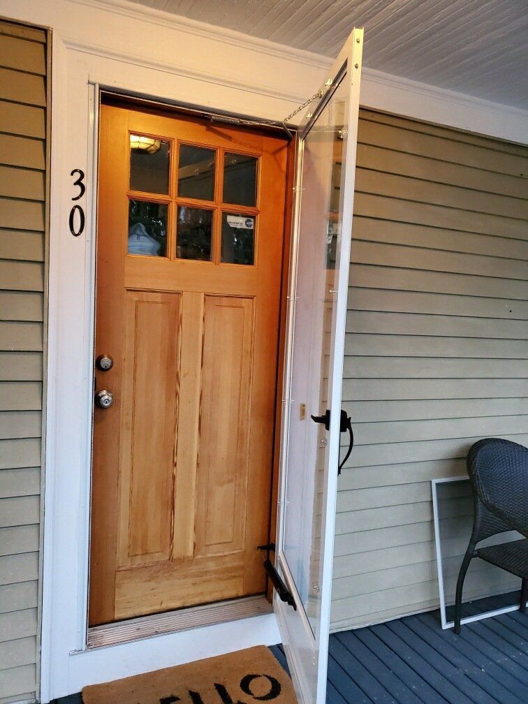 ALUMINUM STORM DOORS & DOOR HOODS | Stergis Supply