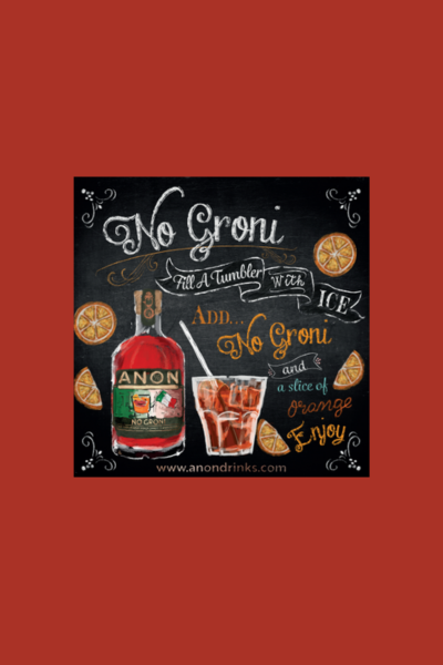 Introducing The NEW No Groni From ANON Drinks...