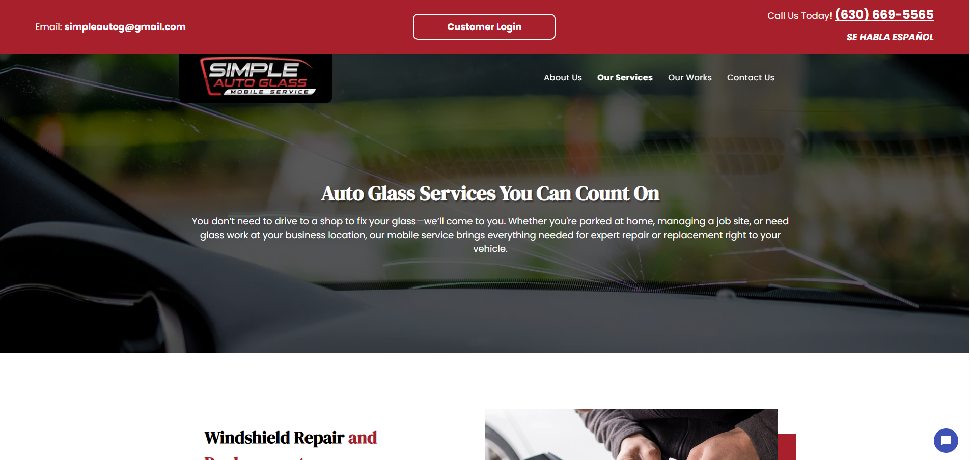 Auto Glass Services - Romeoville, IL - Simple Auto