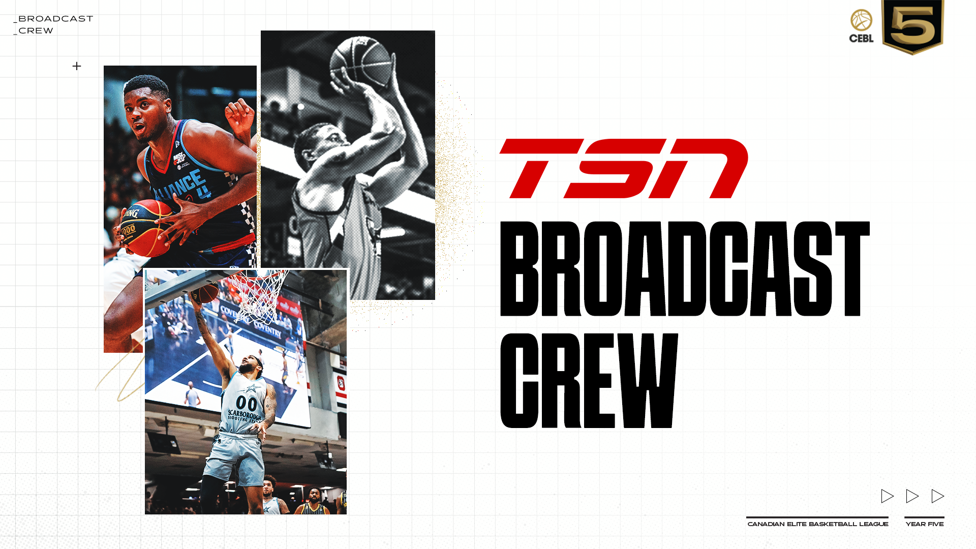 TSN Broadcast Team Announced for CEBL Games of the Week