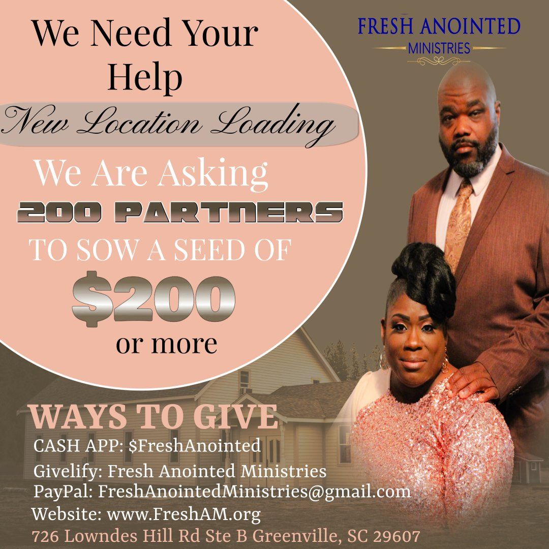 Fresh Anointed Ministries