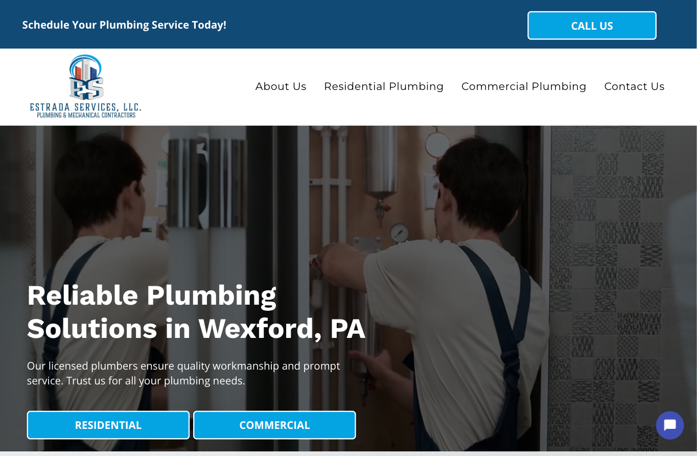 Plumbing Services | Wexford, PA | Estrada Services