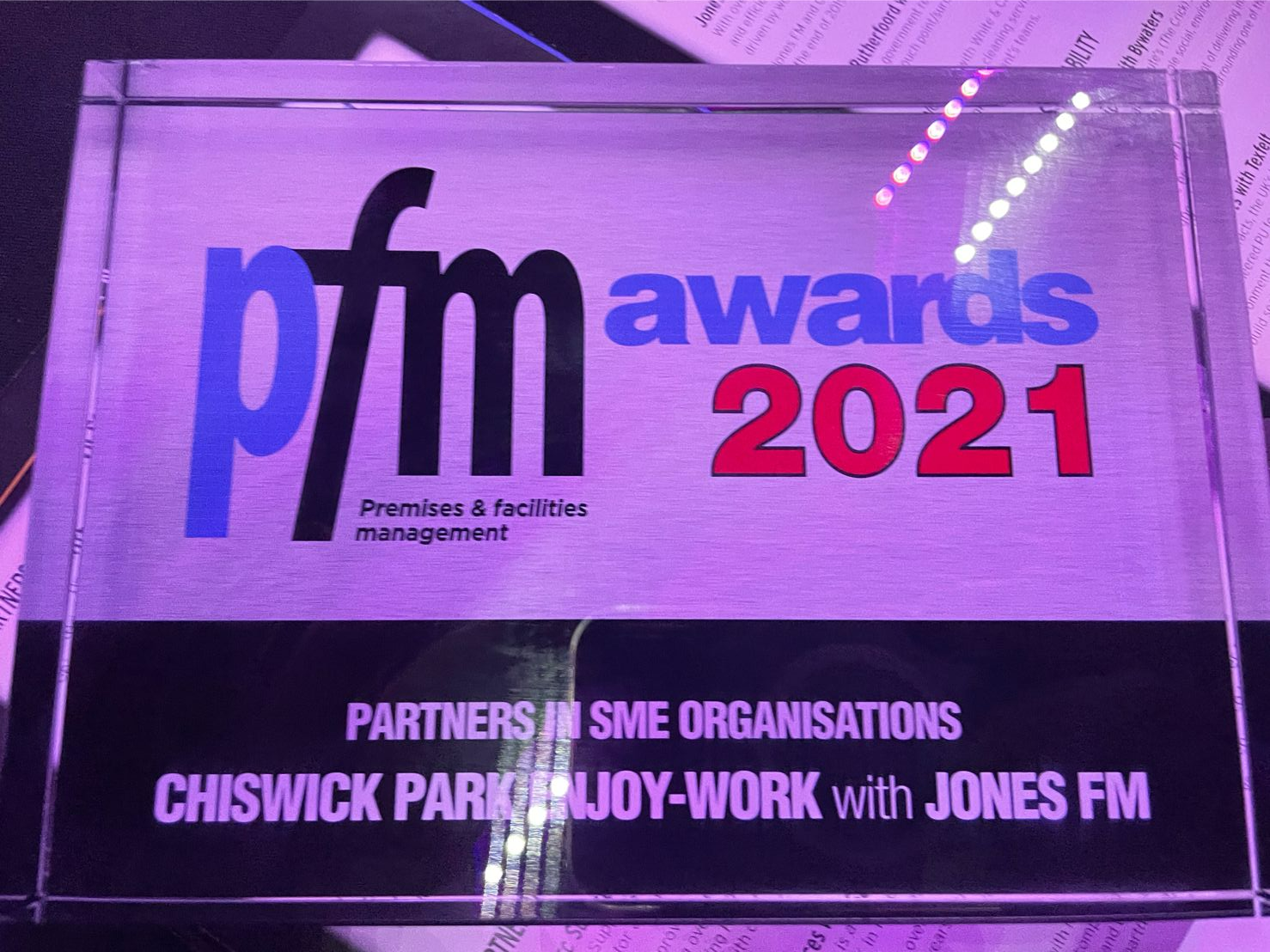 JONES FM NAMED FINALISTS AT PFM AWARDS 2022