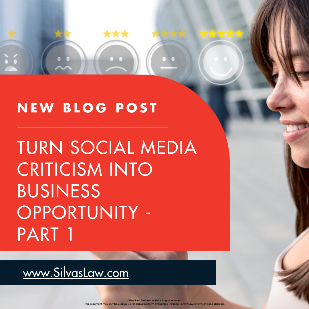 Turn Social Media Criticism into Business Opportunity - Part 1
