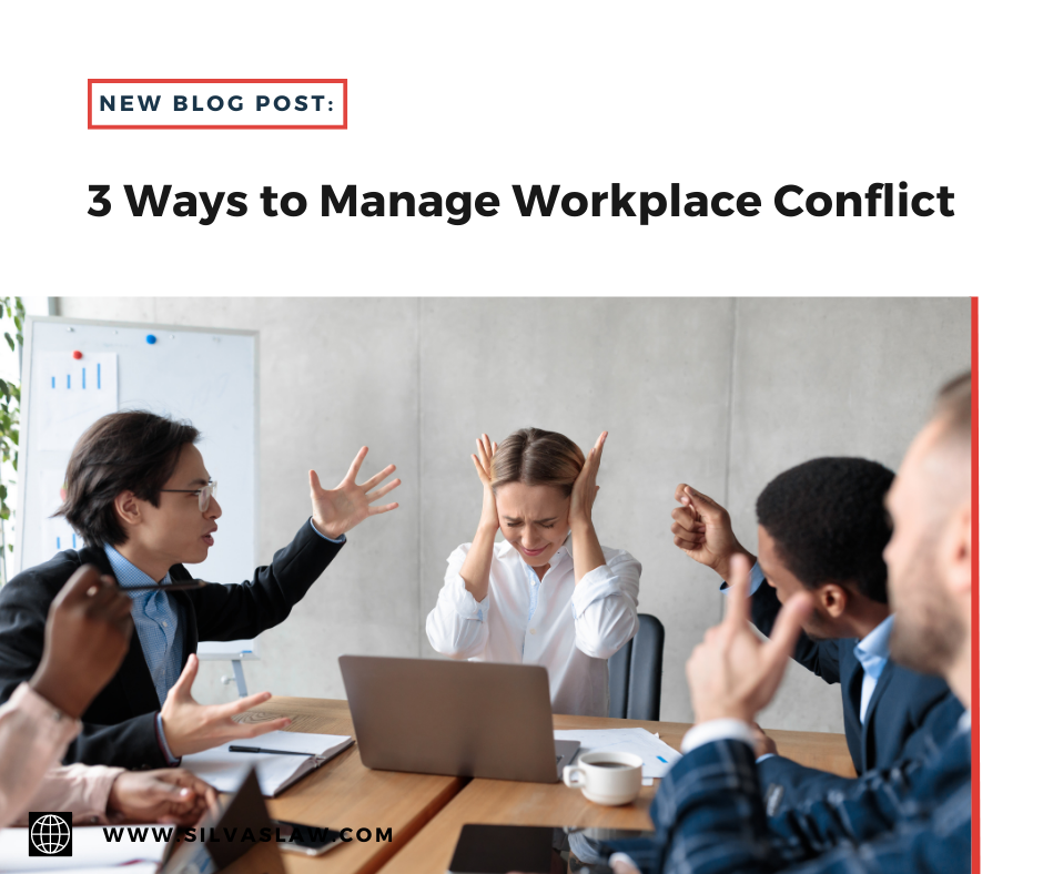 3 Ways to Manage Workplace Conflict