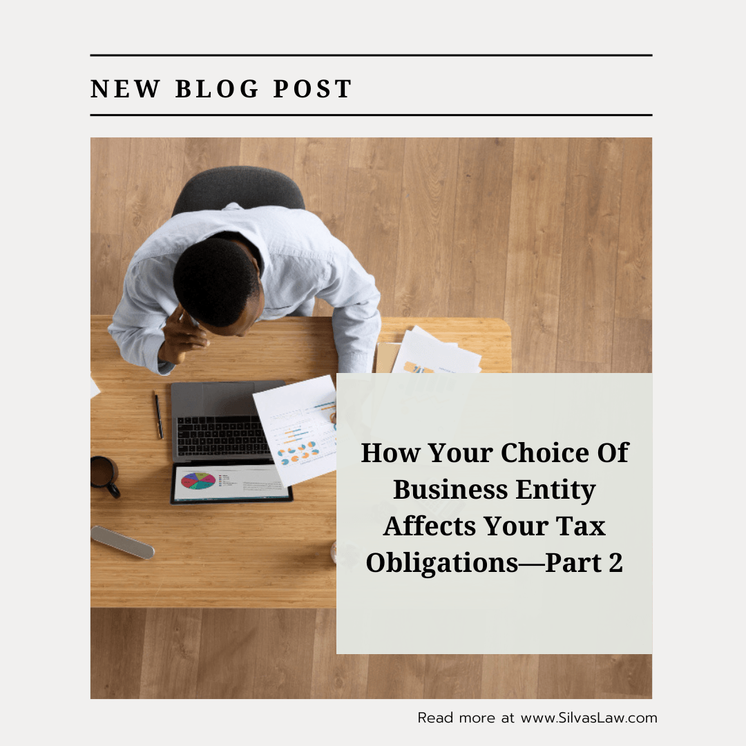 How your choice of business entity affects your tax obligations