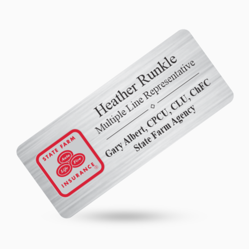 Custom Designed Law Office Name Tags | Name Tag Pros