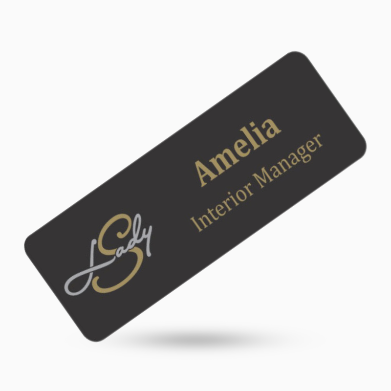 Metal Magnetic Name Tags Custom Made | Name Tag Pros