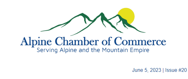 Our Newsletter | Alpine, CA | Alpine Chamber of Commerce