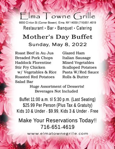 Elma Towne Grille | Buffalo, NY | Dine In Restaurant Bar | Carryout ...