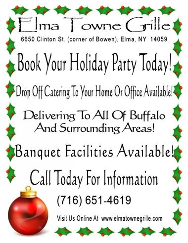 Elma Towne Grille | Buffalo, NY | Restaurant & Event Catering